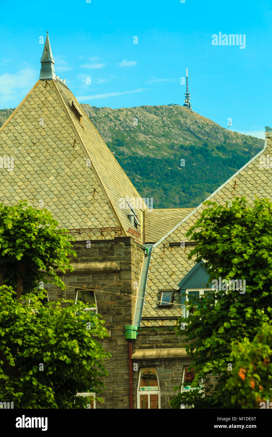 Bergen - gate to the fjord in Norway, Scandinavia Stock Photo - Alamy