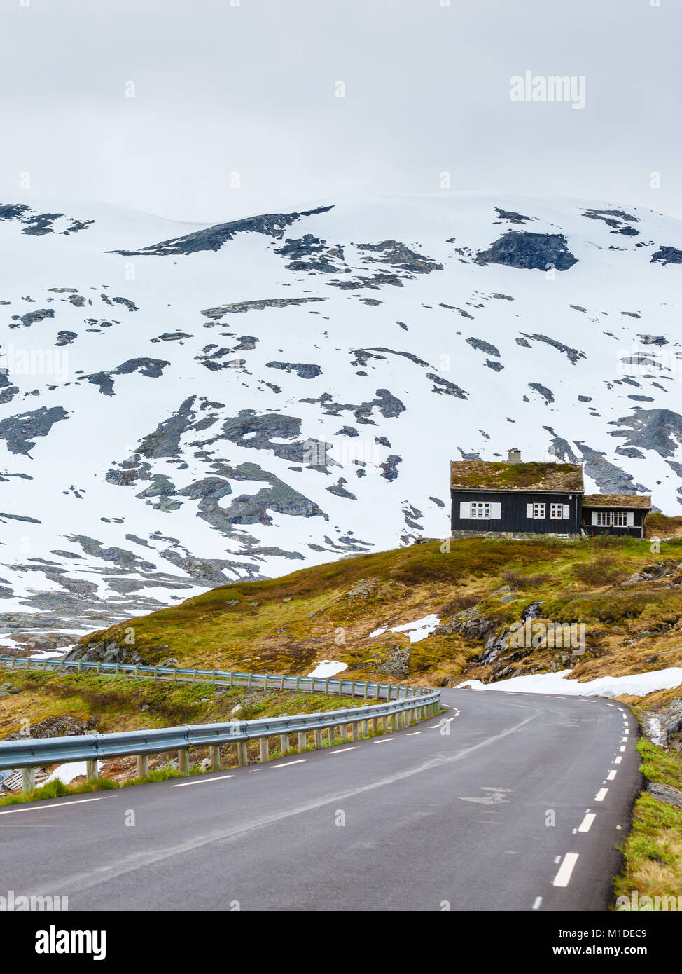 The Nibbevegen road up to Dalsnibba mountain, Norway Stock Photo - Alamy