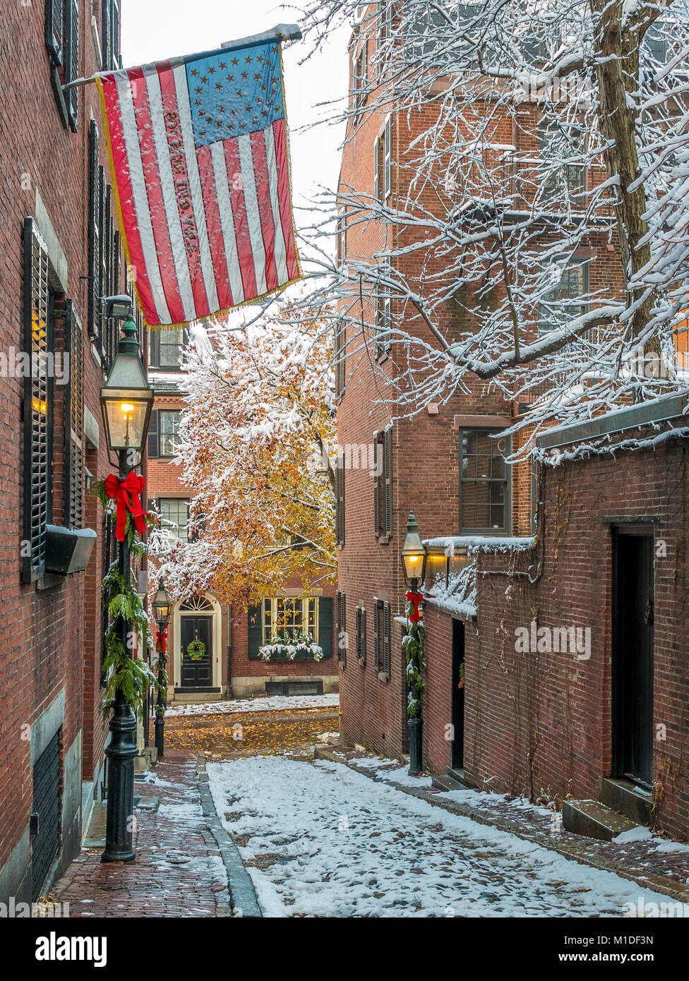 The historic Streets of Boston in MA, USA Stock Photo - Alamy