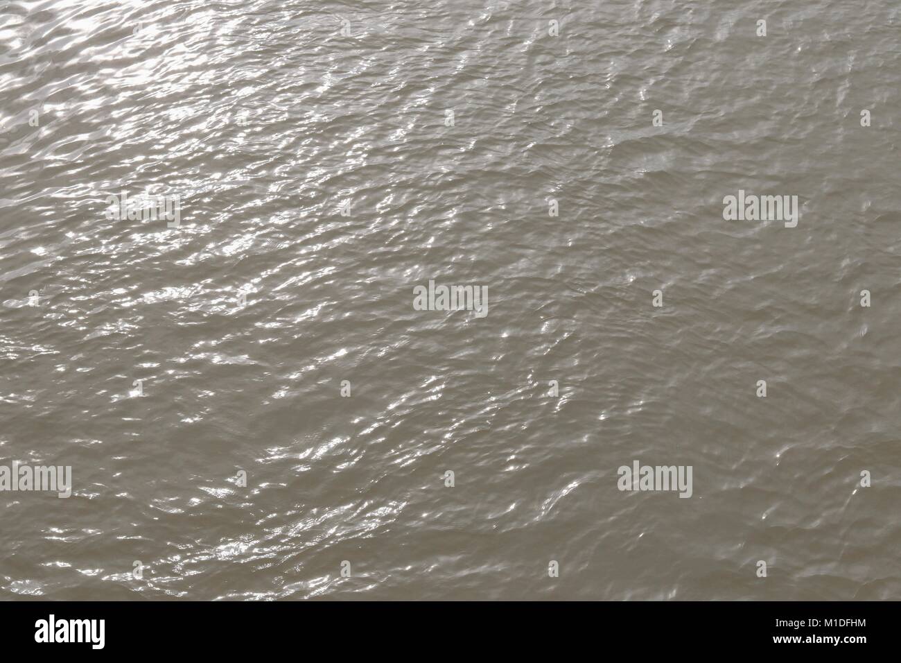 water reflection river surface motion beautiful in sunset nature Stock ...