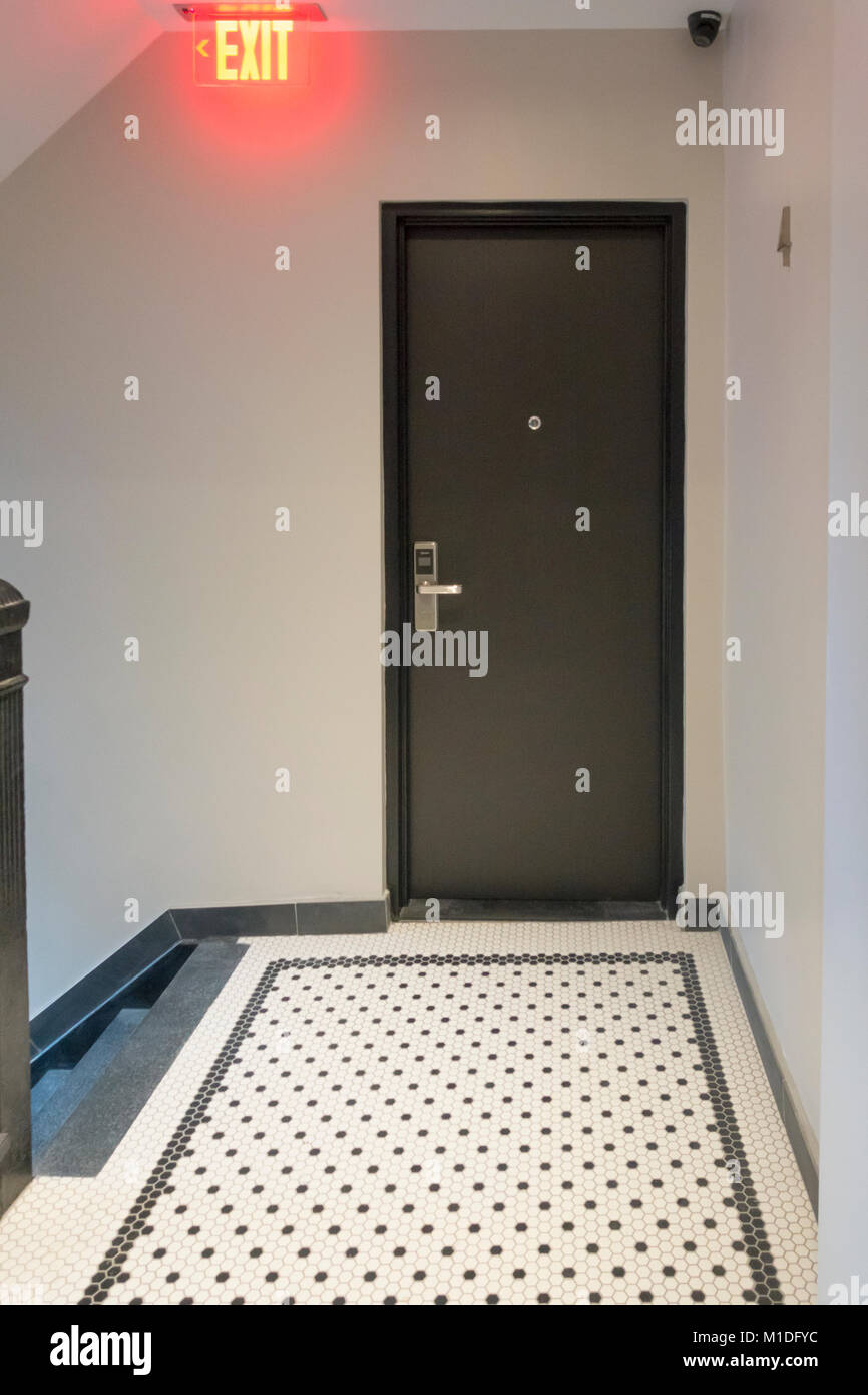 New York Apartment Complex Hallway