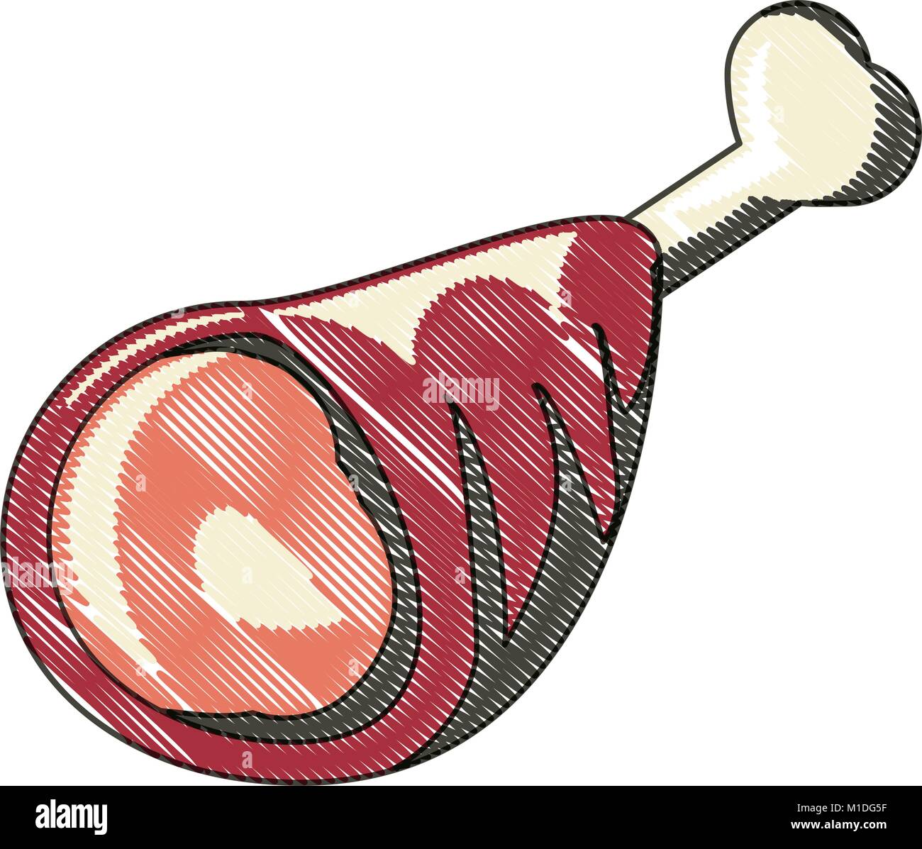 ham leg icon Stock Vector Image & Art - Alamy