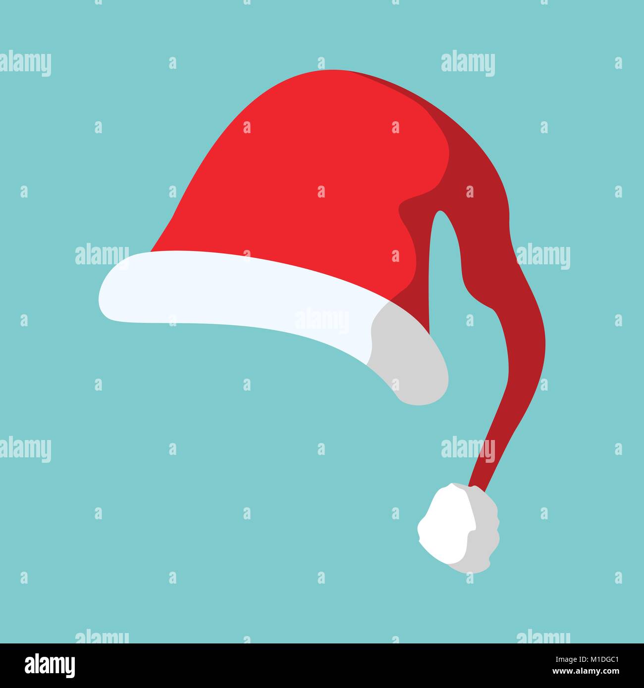 Christmas Long Hat Vector Graphic Illustration Sign Symbol Design Stock ...