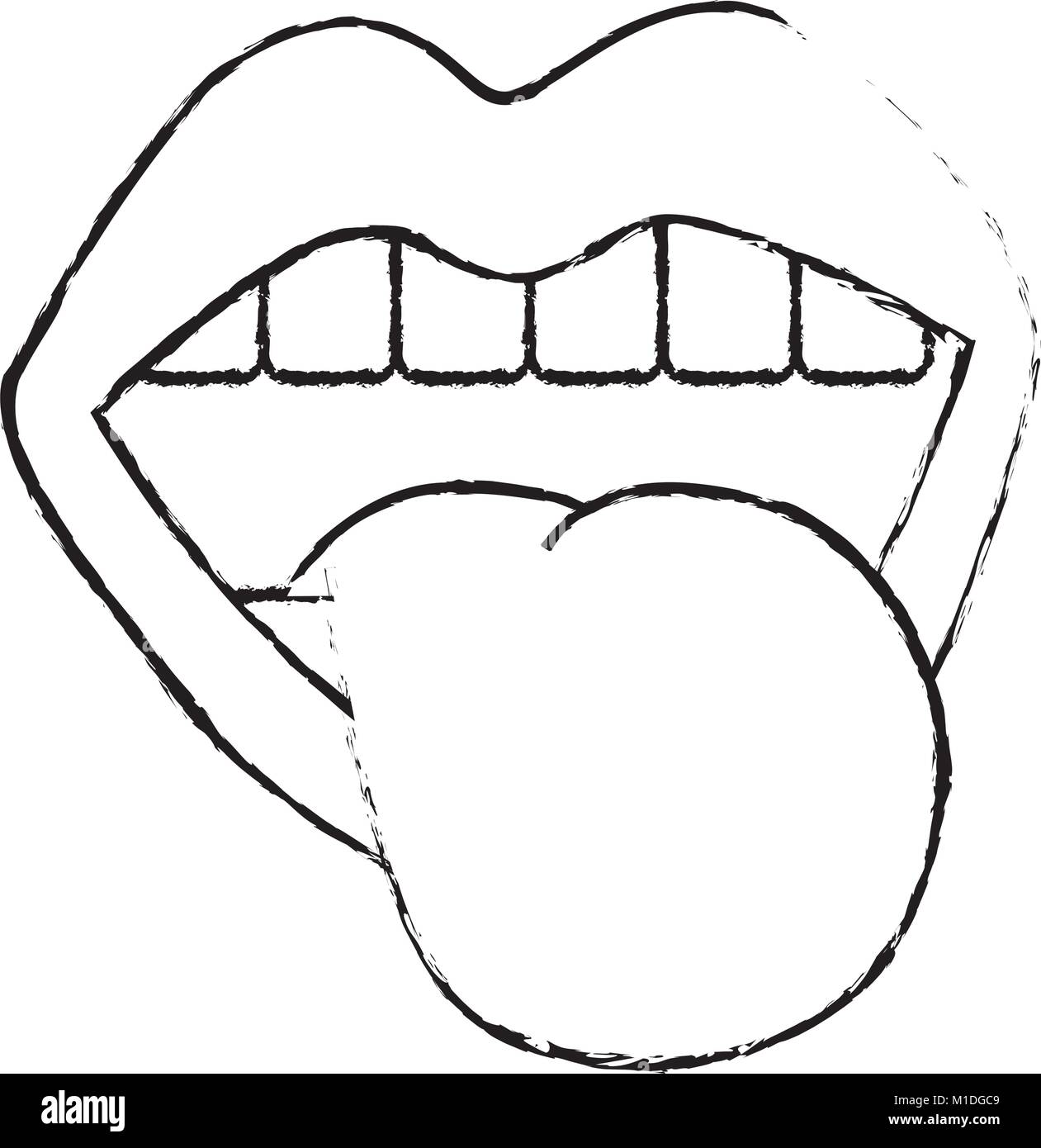 Mouth Open Vector Vectors Stock Photos & Mouth Open Vector Vectors ...