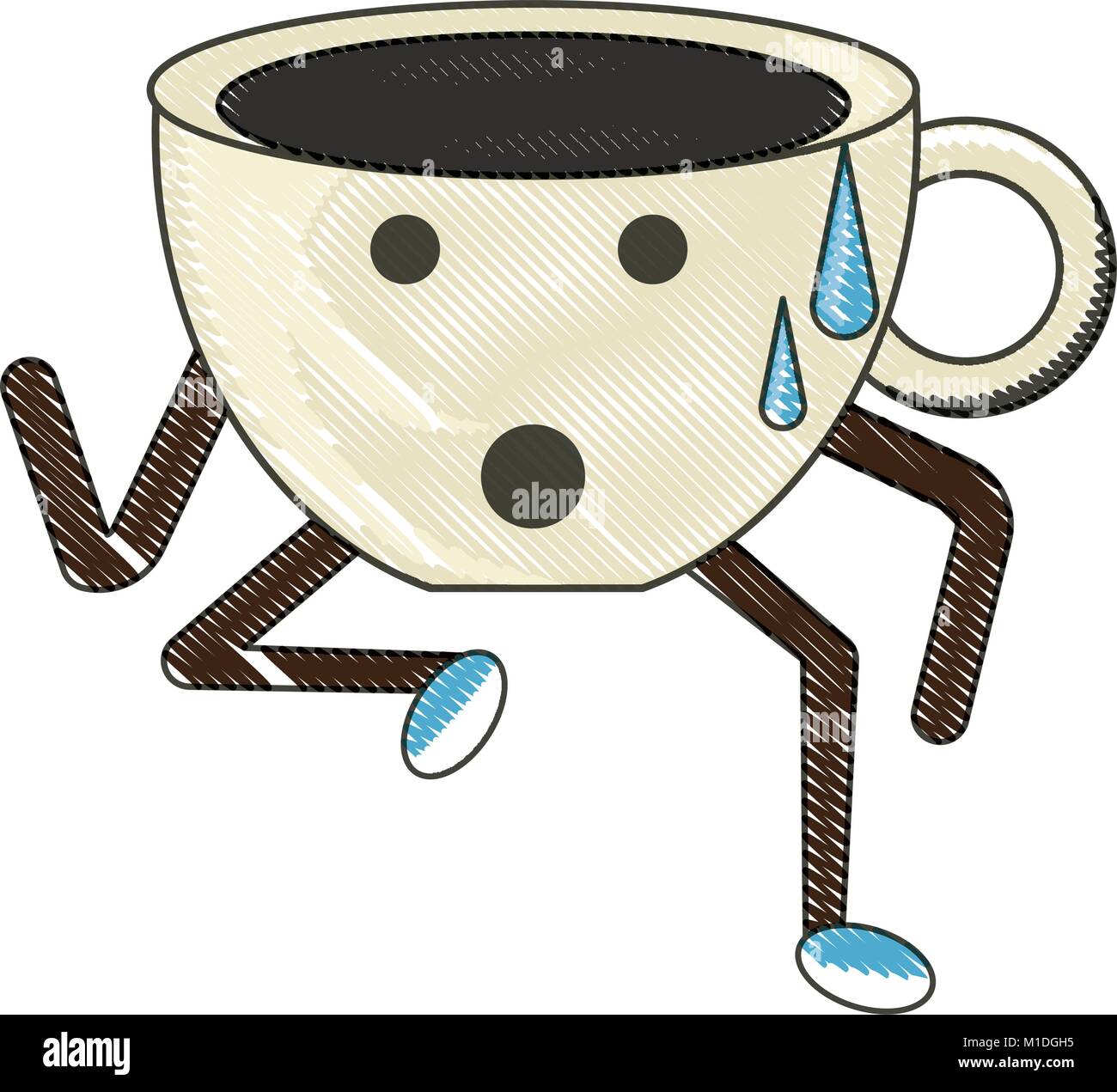 Kawaii coffee mug icon Stock Vector Image & Art - Alamy