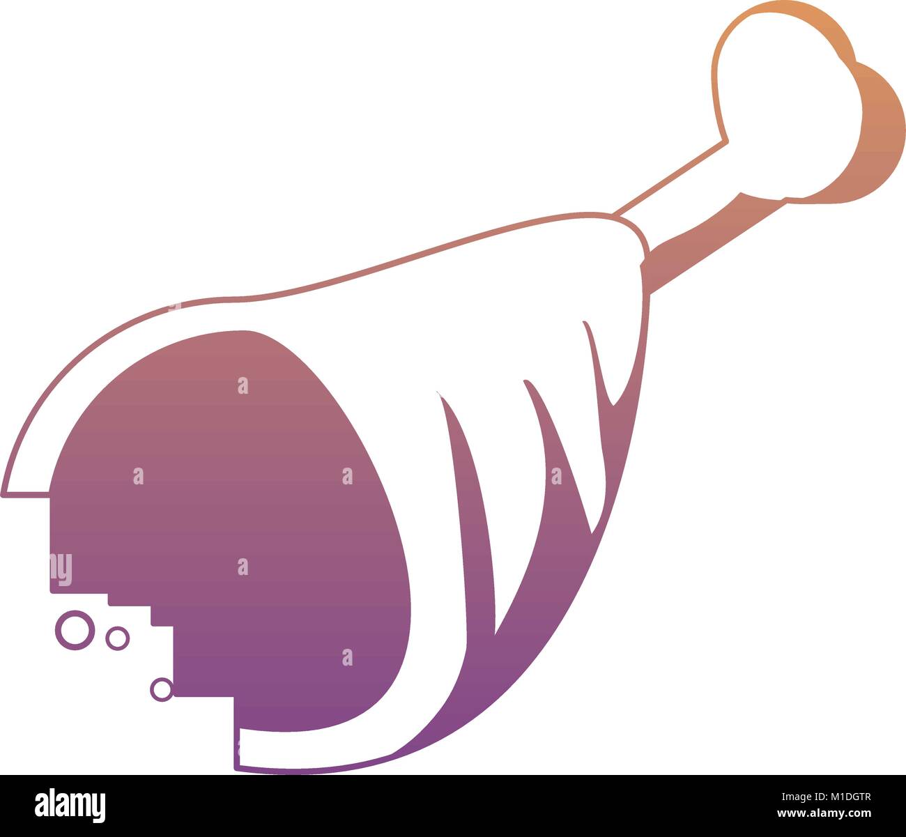 ham leg icon Stock Vector Image & Art - Alamy