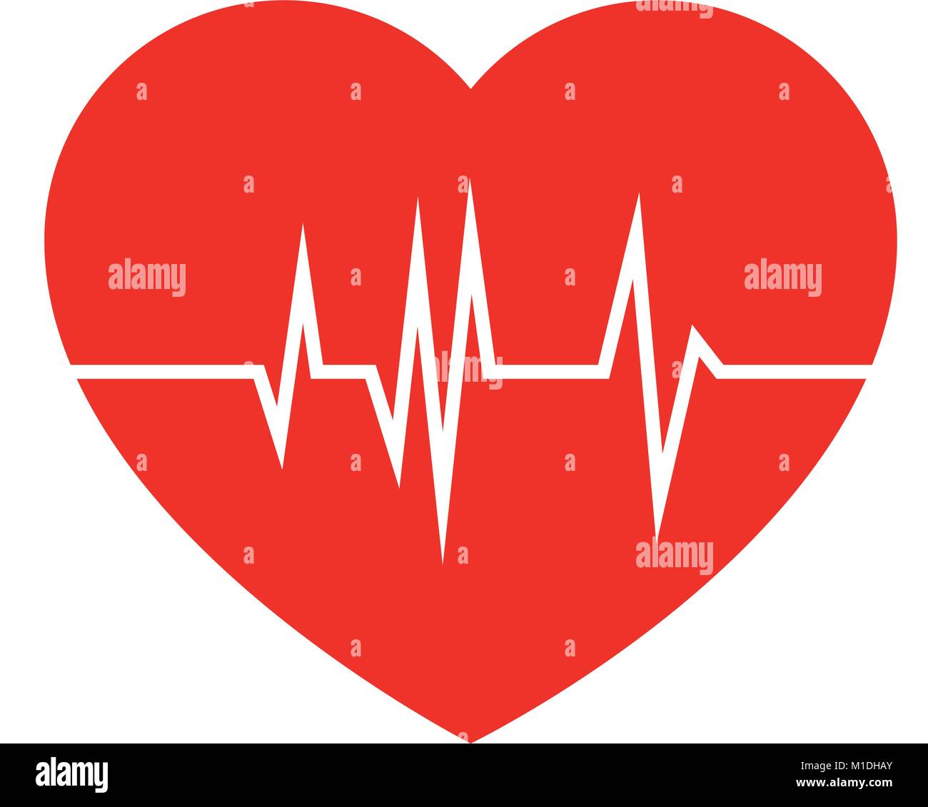 heart cardio isolated icon vector illustration design Stock Vector ...