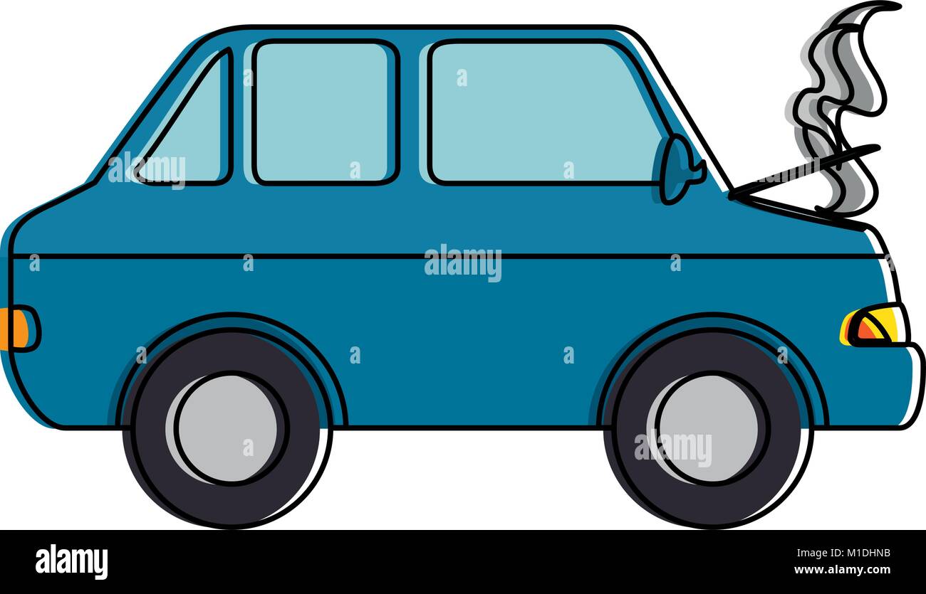 car burning isolated icon vector illustration design Stock Vector Image ...