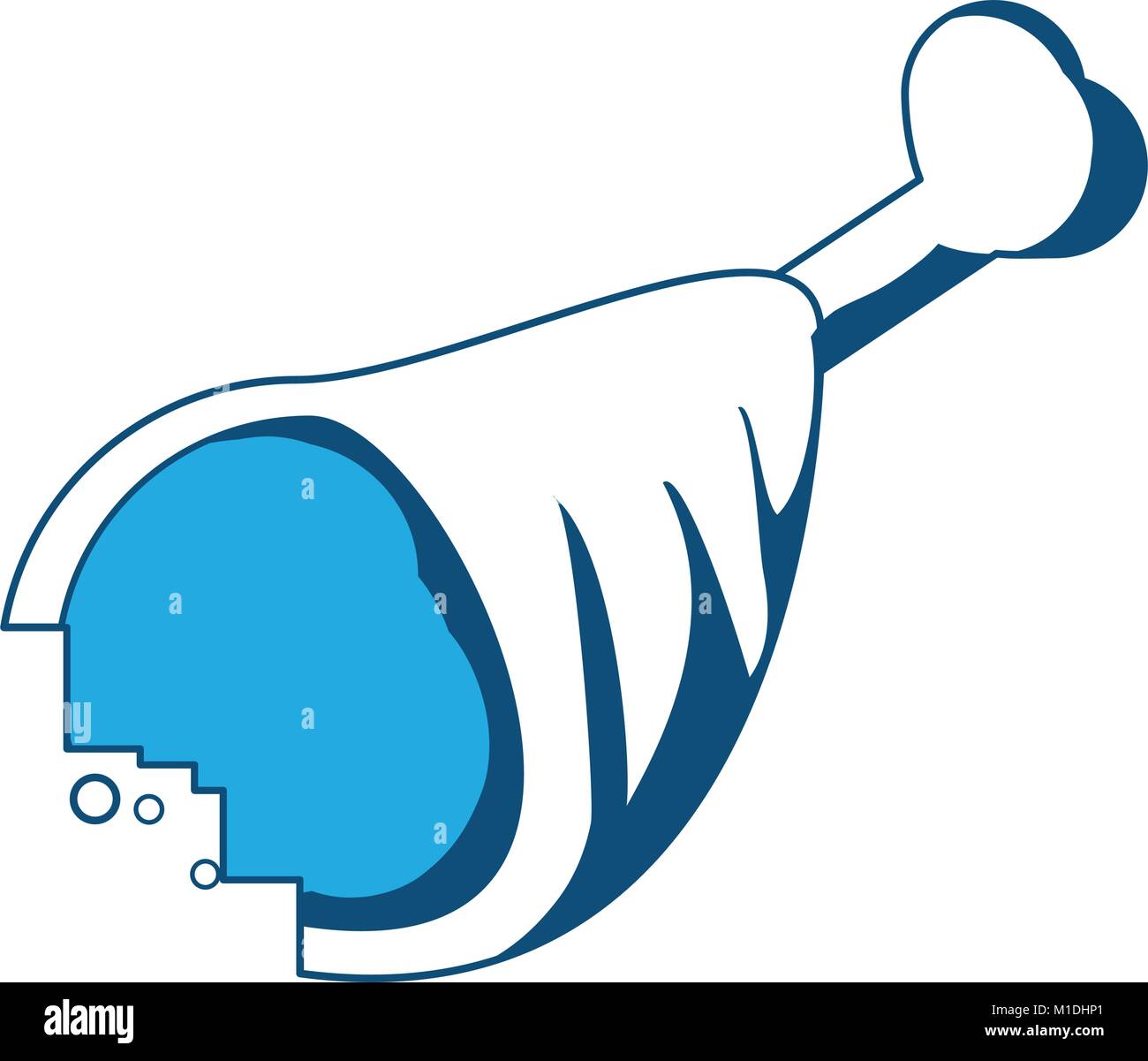 ham leg icon Stock Vector Image & Art - Alamy