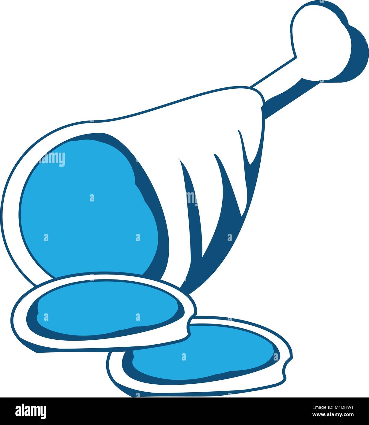 ham leg icon Stock Vector Image & Art - Alamy