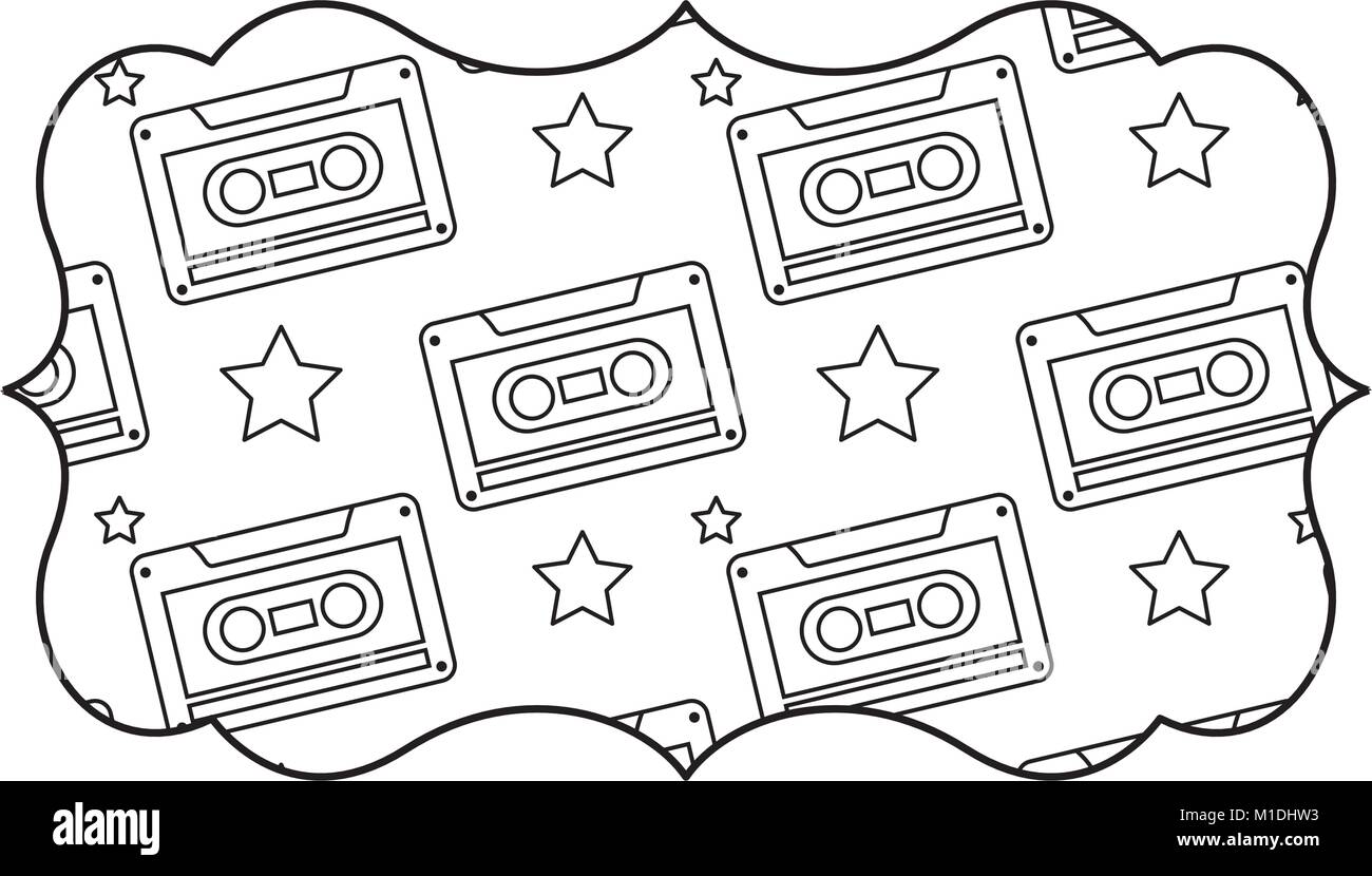 Tape player cassette hifi stereo Black and White Stock Photos & Images ...