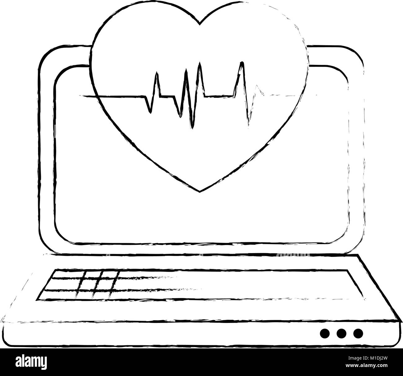 Pulsation vector vectors Black and White Stock Photos & Images - Alamy