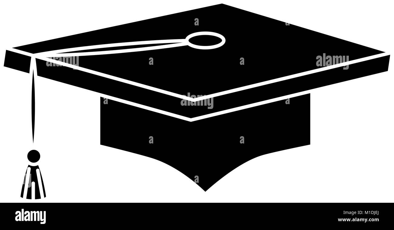 graduation hat isolated icon vector illustration design Stock Vector ...