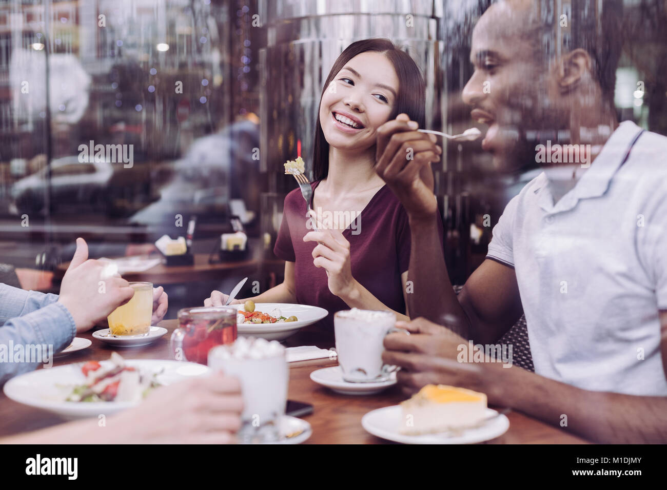 Telling jokes hi-res stock photography and images - Alamy