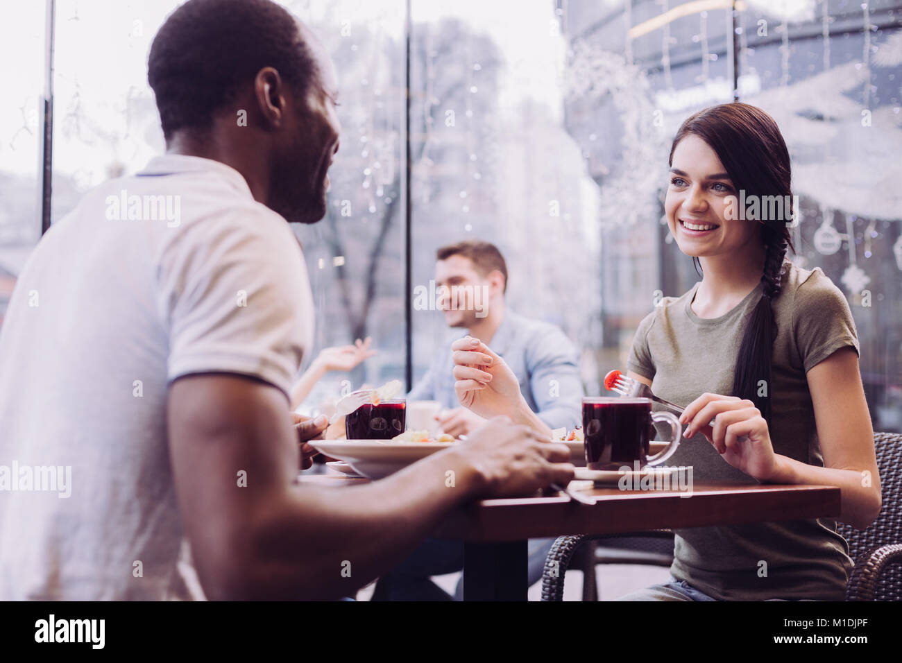 Cafe with love hi-res stock photography and images - Alamy