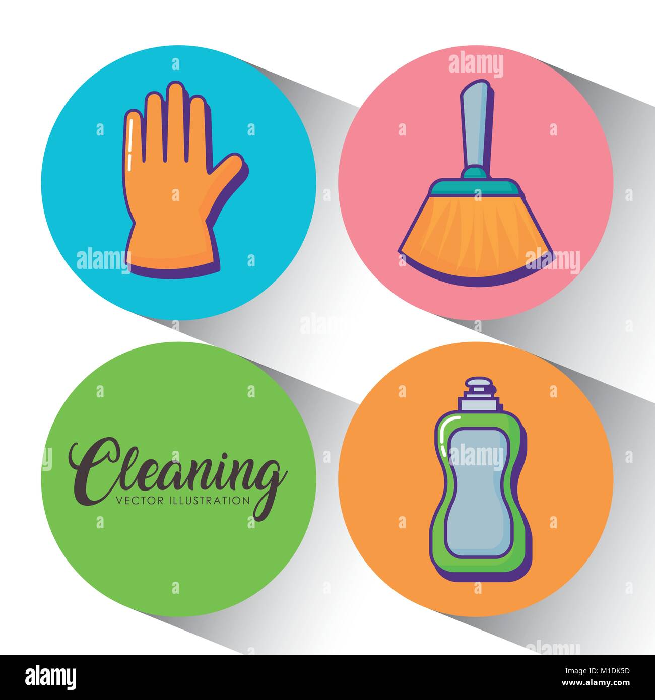 Cleaning supplies design Stock Vector Image & Art - Alamy