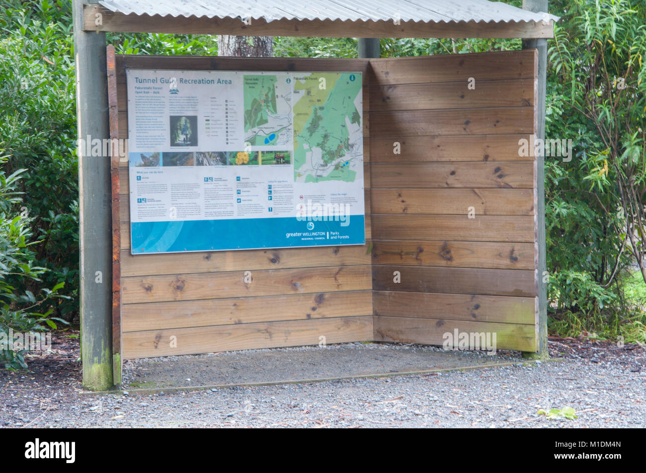 Tunnel Gully Information Stock Photo - Alamy