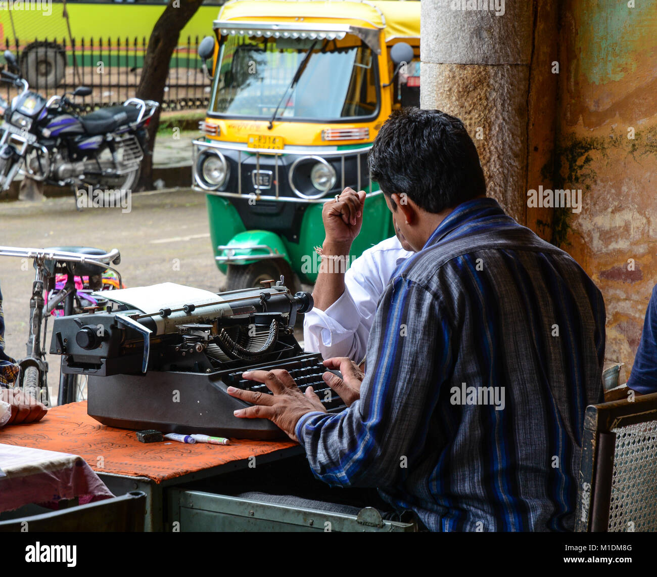 Indian typewriter hi-res stock photography and images - Alamy