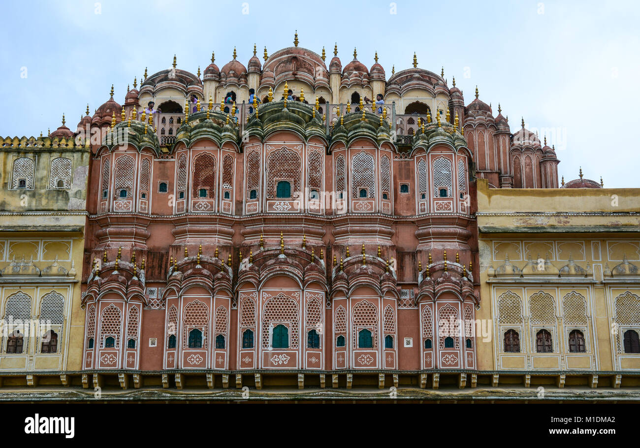 Details of Hawa Mahal (Wind Palace) in Jaipur, India Stock Photo - Alamy