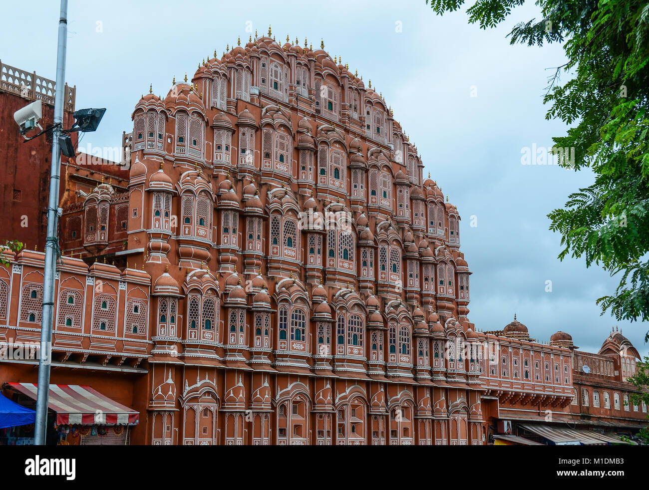 Jaipur, India - Jul 27, 2015. Facade of Hawa Mahal (Wind Palace) in ...