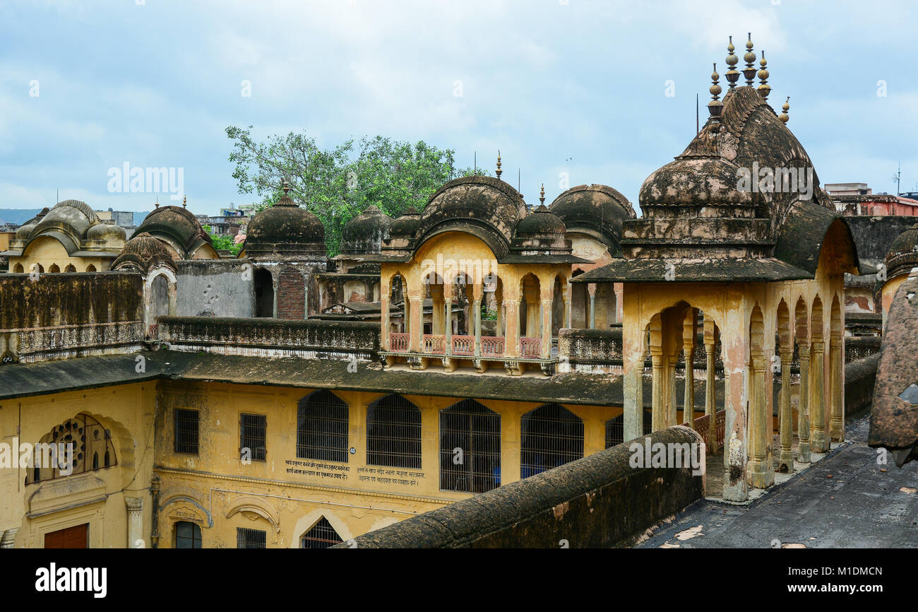 Jaipur, India - Jul 27, 2015. An ancient building at Pink City of ...
