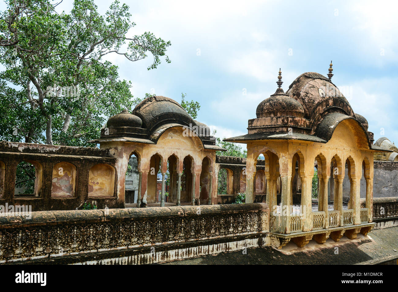 Architecture of ancient palace in Jaipur, India. Jaipur is the capital ...