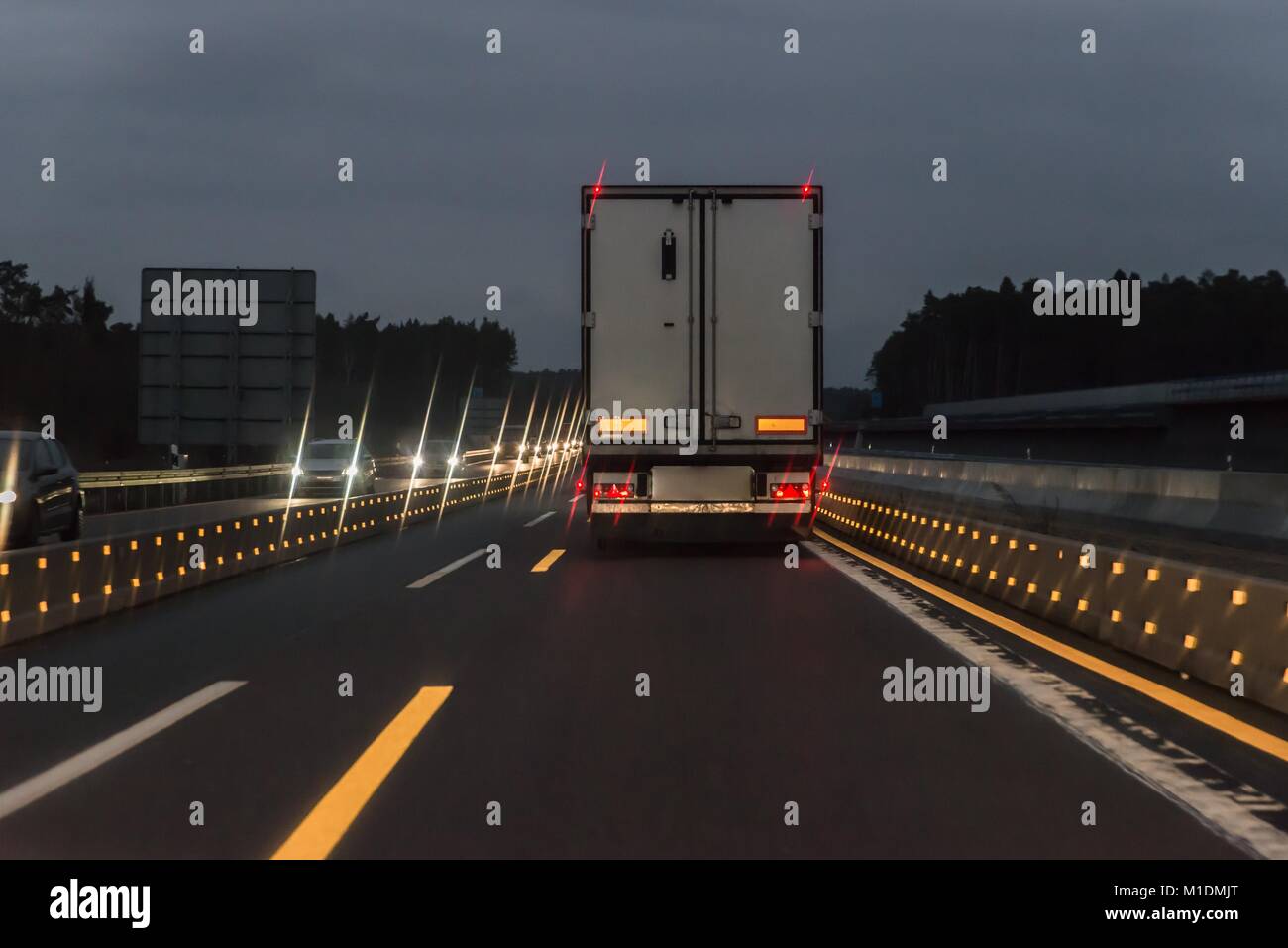Road works autobahn hi-res stock photography and images - Alamy