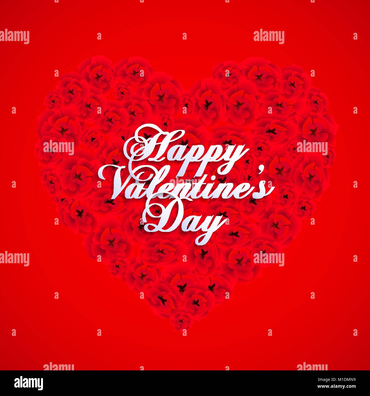 valentines day vintage lettering background Stock Vector Image & Art ...