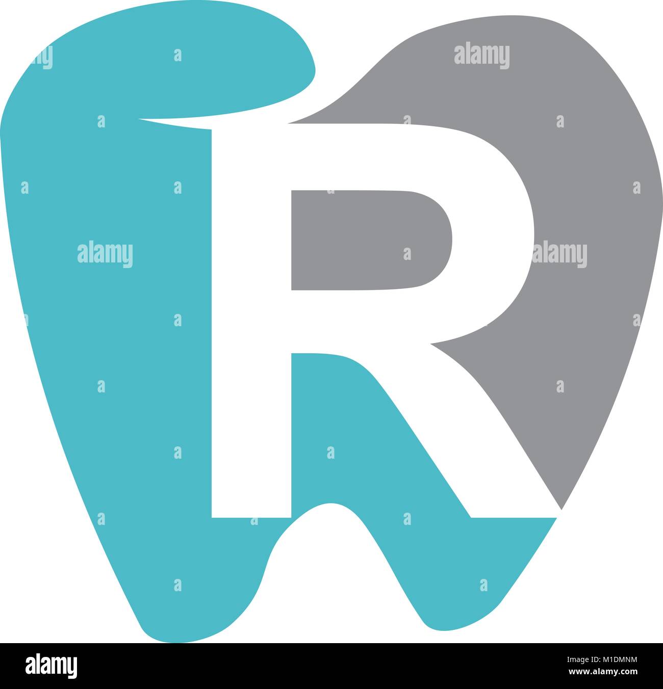 Dental logo r r Cut Out Stock Images & Pictures - Alamy