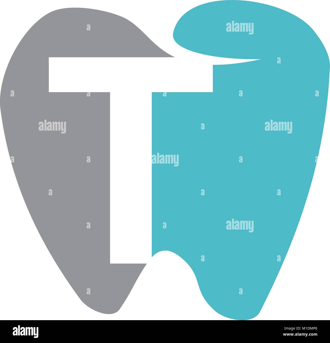 Healthy Dental Care Letter T Stock Vector Image & Art - Alamy