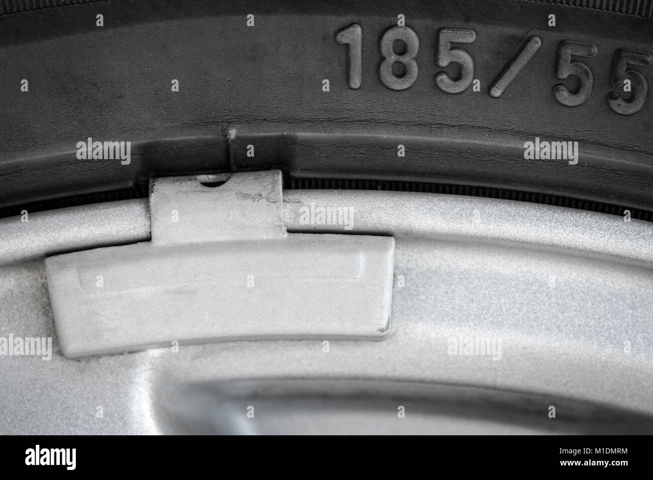 Part of the car wheel close-up Stock Photo - Alamy