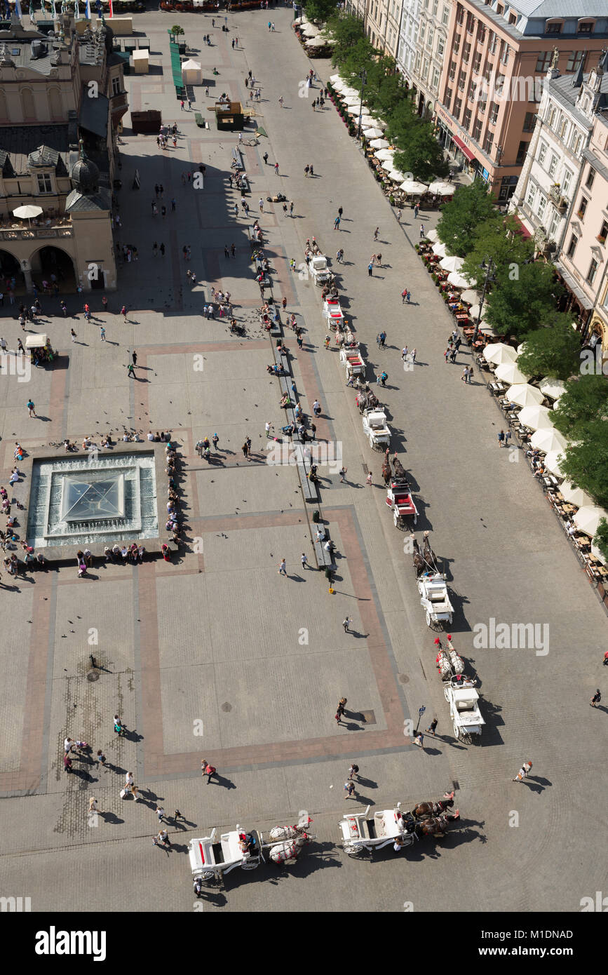 Rynek glowny aerial hi-res stock photography and images - Alamy