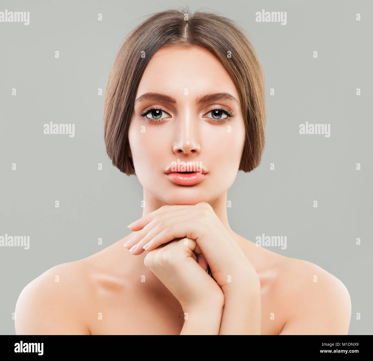 Healthy Model Woman. Spa Beauty, Facial Treatment and Cosmetology ...