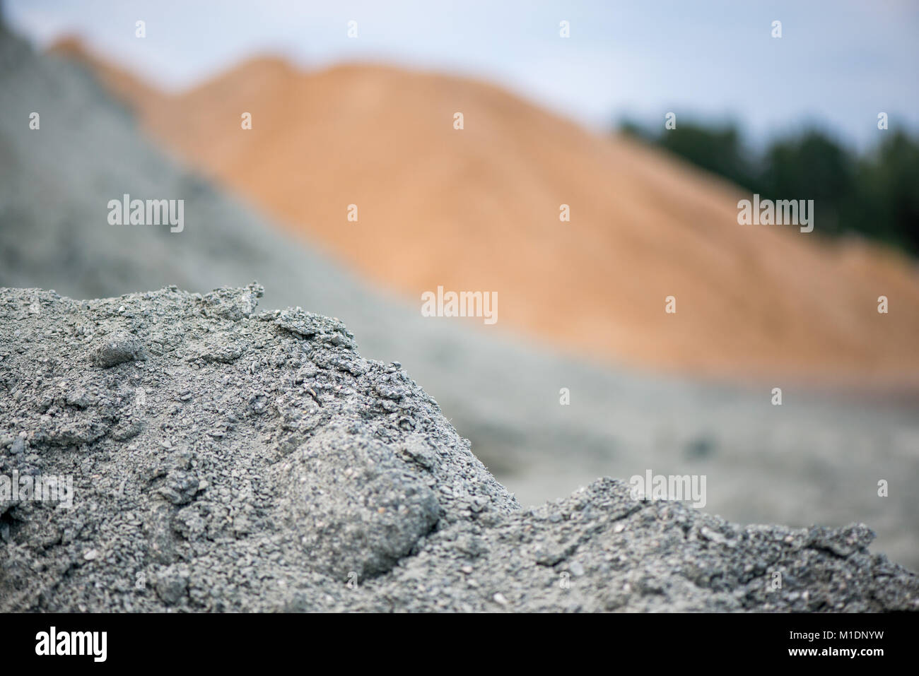 Construction sand piles hi-res stock photography and images - Alamy
