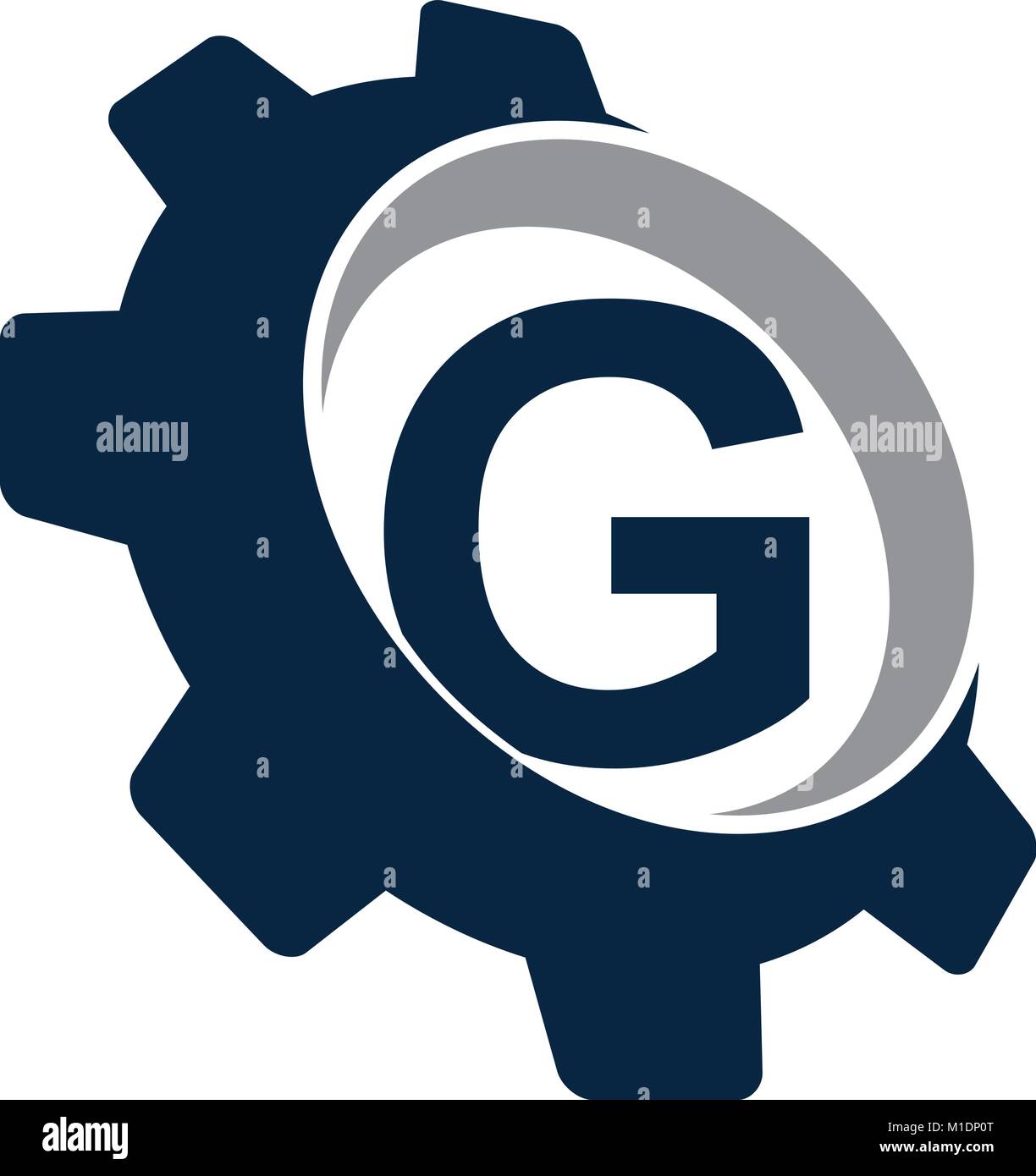 Gear Logo Letter G Stock Vector Image & Art - Alamy