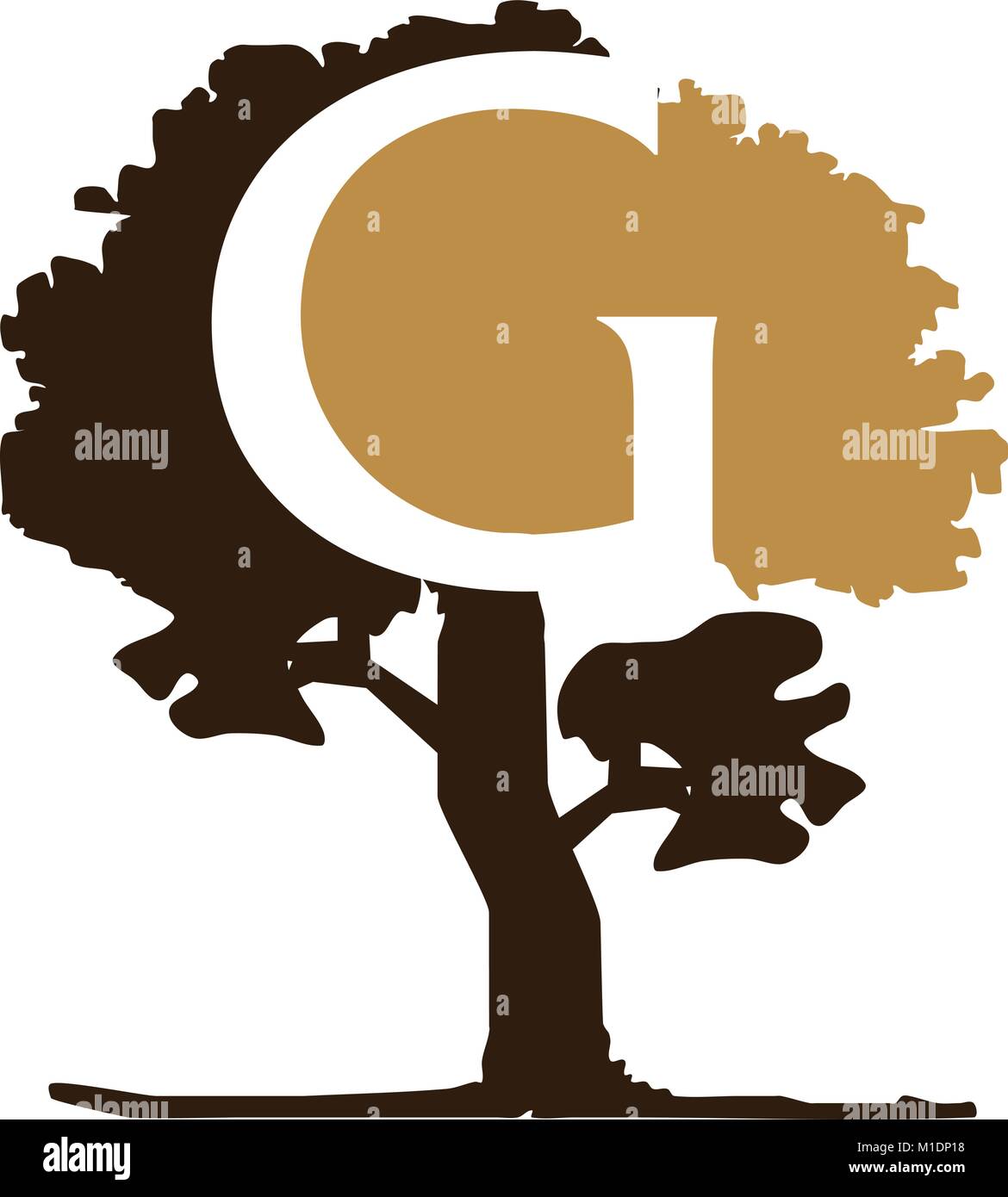 Letter g oak leaf hi-res stock photography and images - Alamy