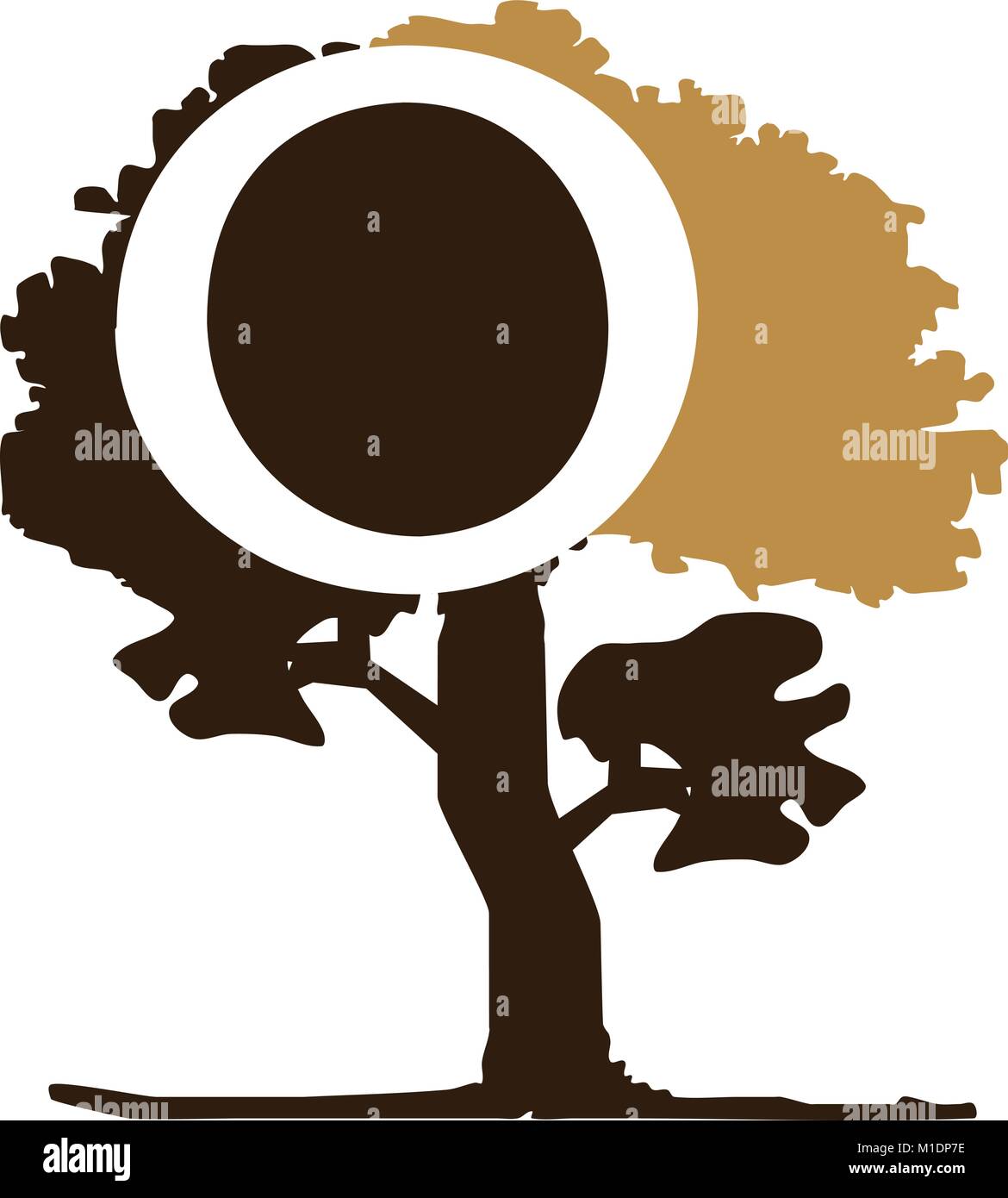 Tree Letter O Stock Vector Image & Art - Alamy