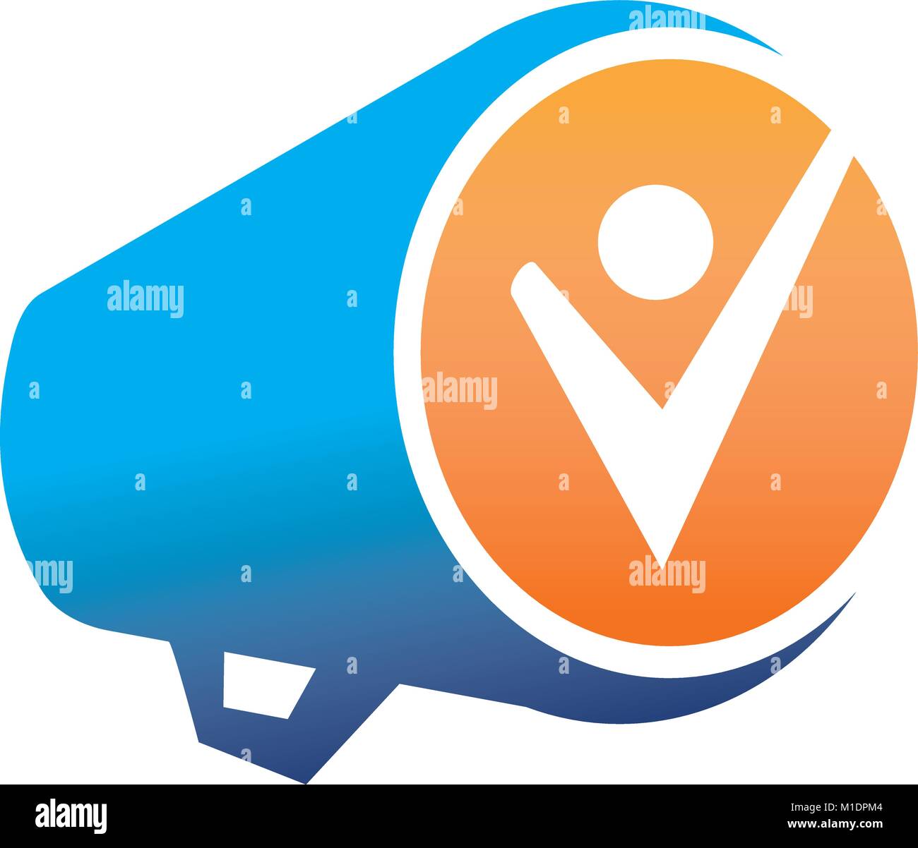 Megaphone Freedom Voice Stock Vector Image & Art - Alamy