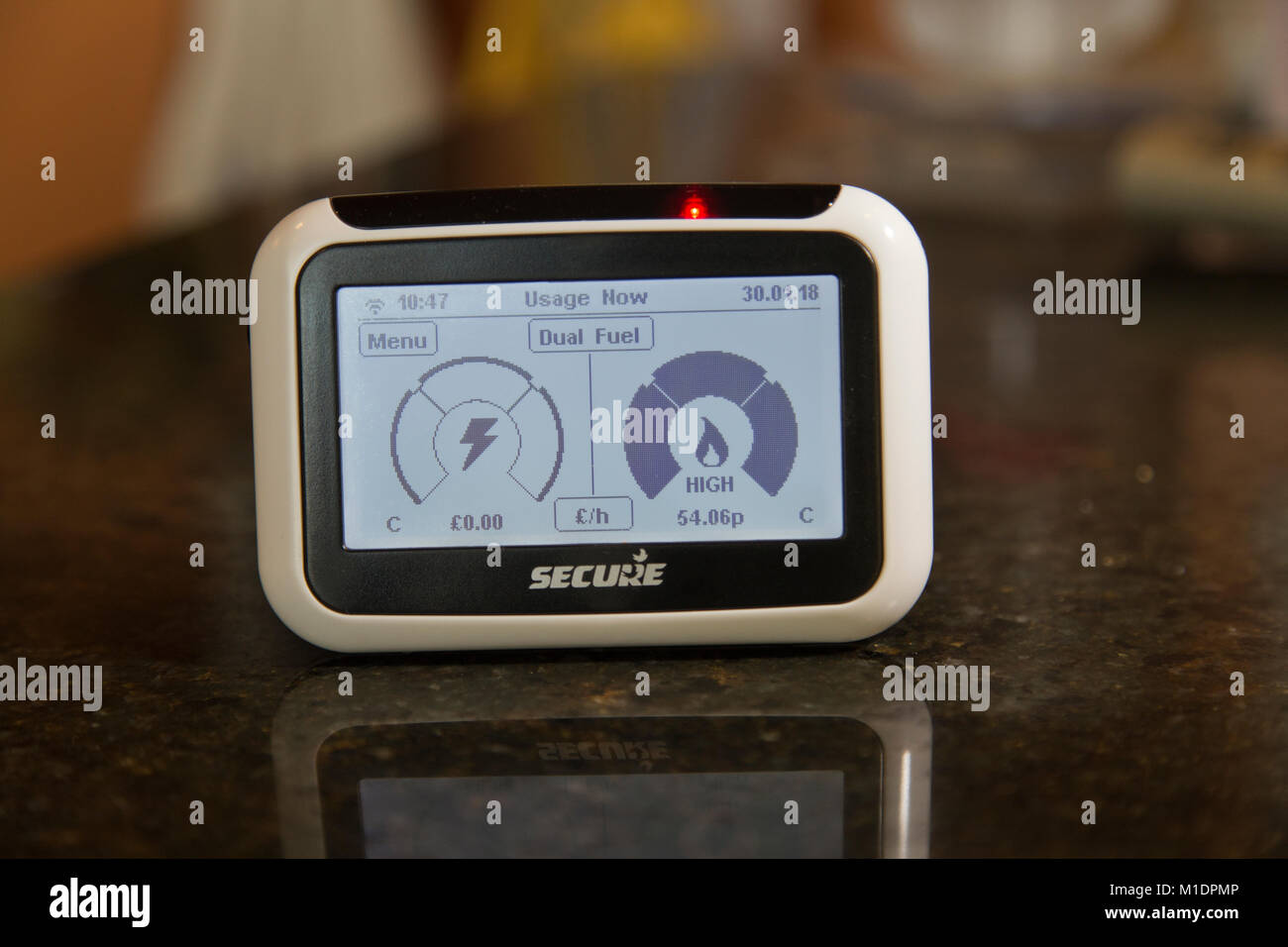 Smart Meter monitor Stock Photo - Alamy