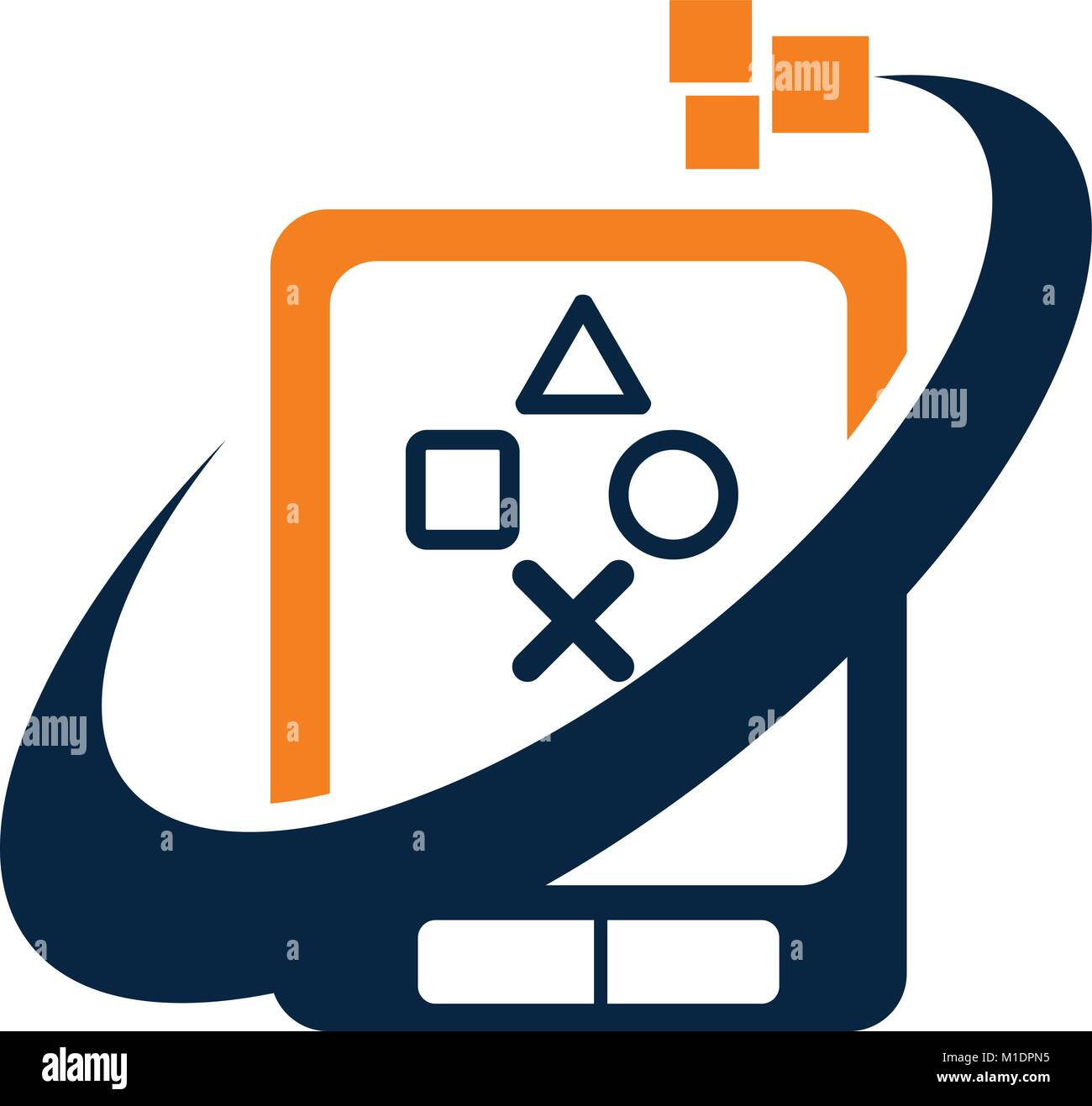 Isolated game mobile app Stock Vector Images - Alamy