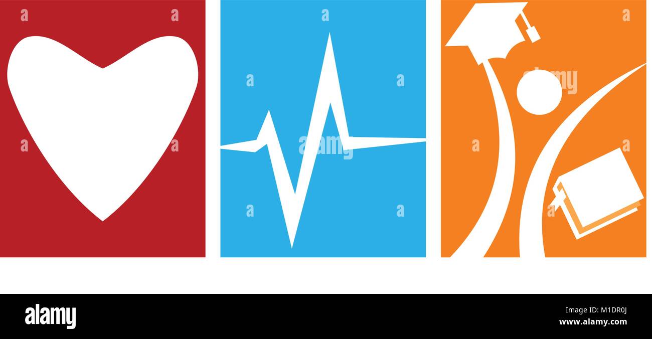 Love Health Student Care Stock Vector Image & Art - Alamy