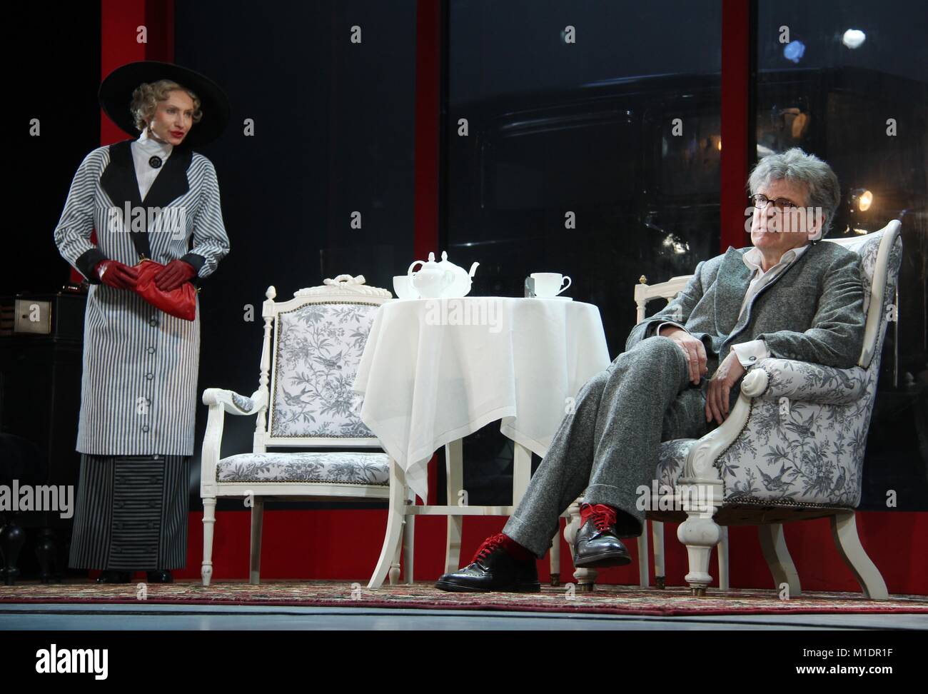 January 8, 2018. - Russia, Moscow. - Moscow Academic Theatre named ...