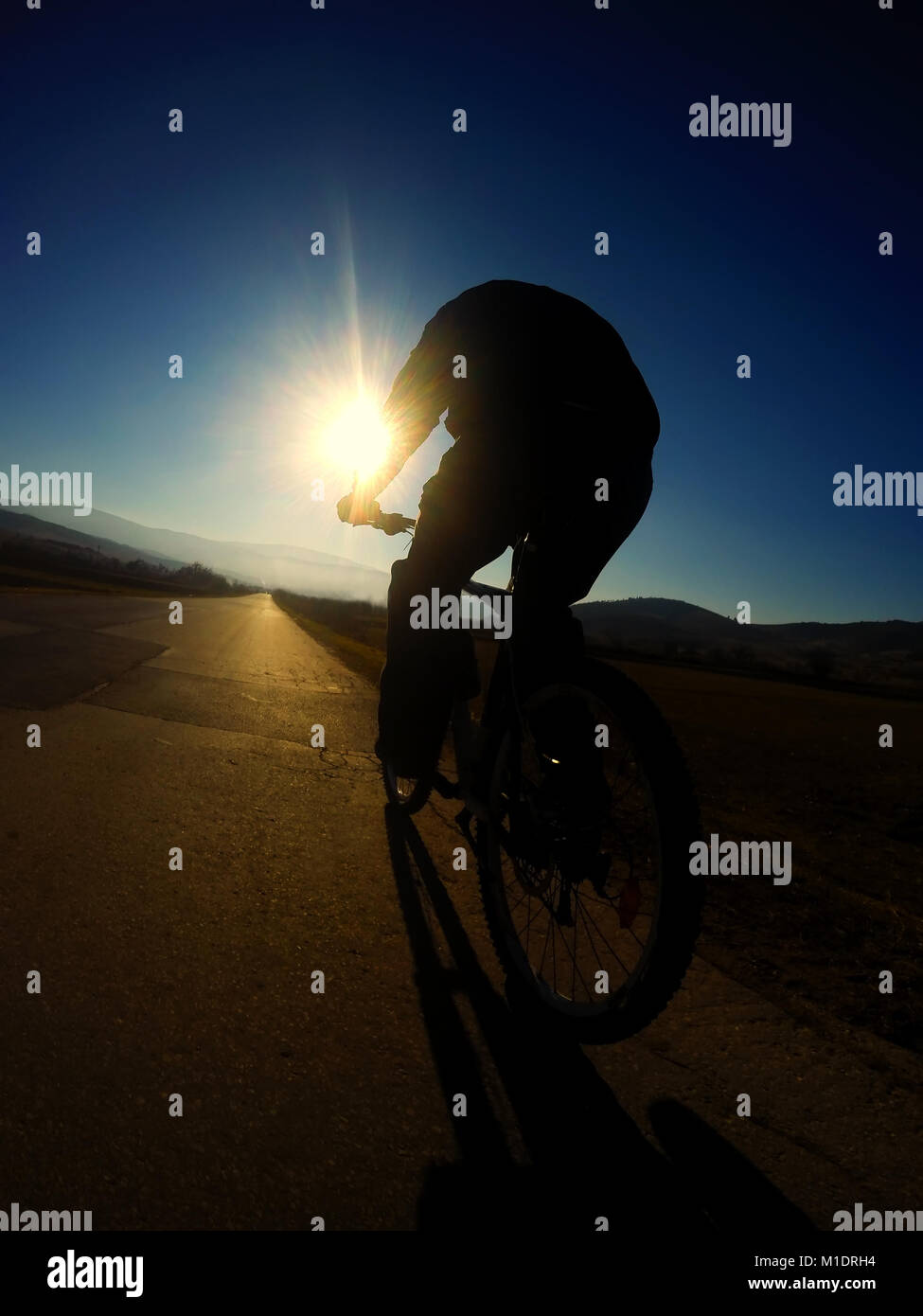 Road cycling wide angle hi-res stock photography and images - Alamy