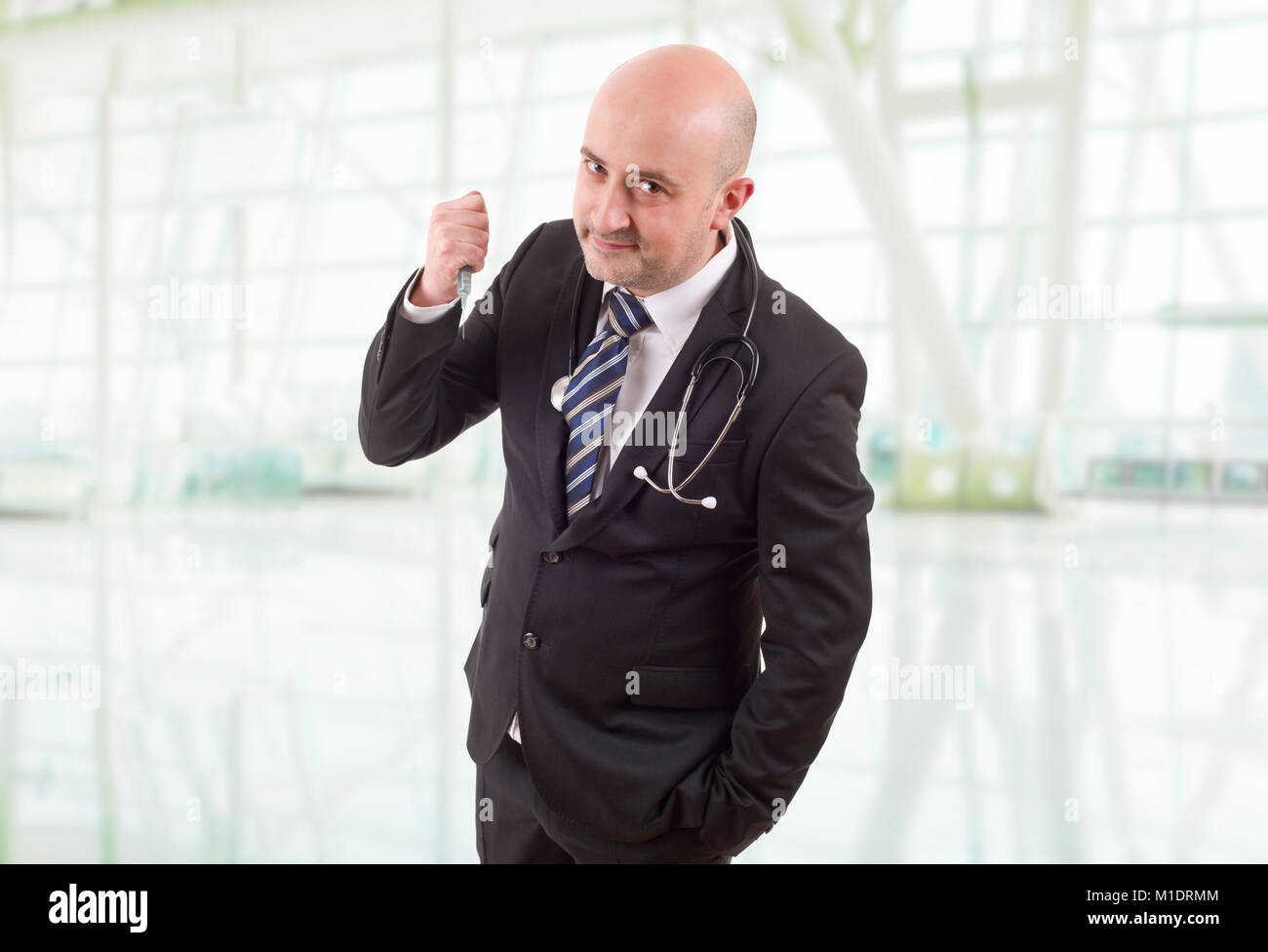 silly male doctor, at the hospital Stock Photo - Alamy