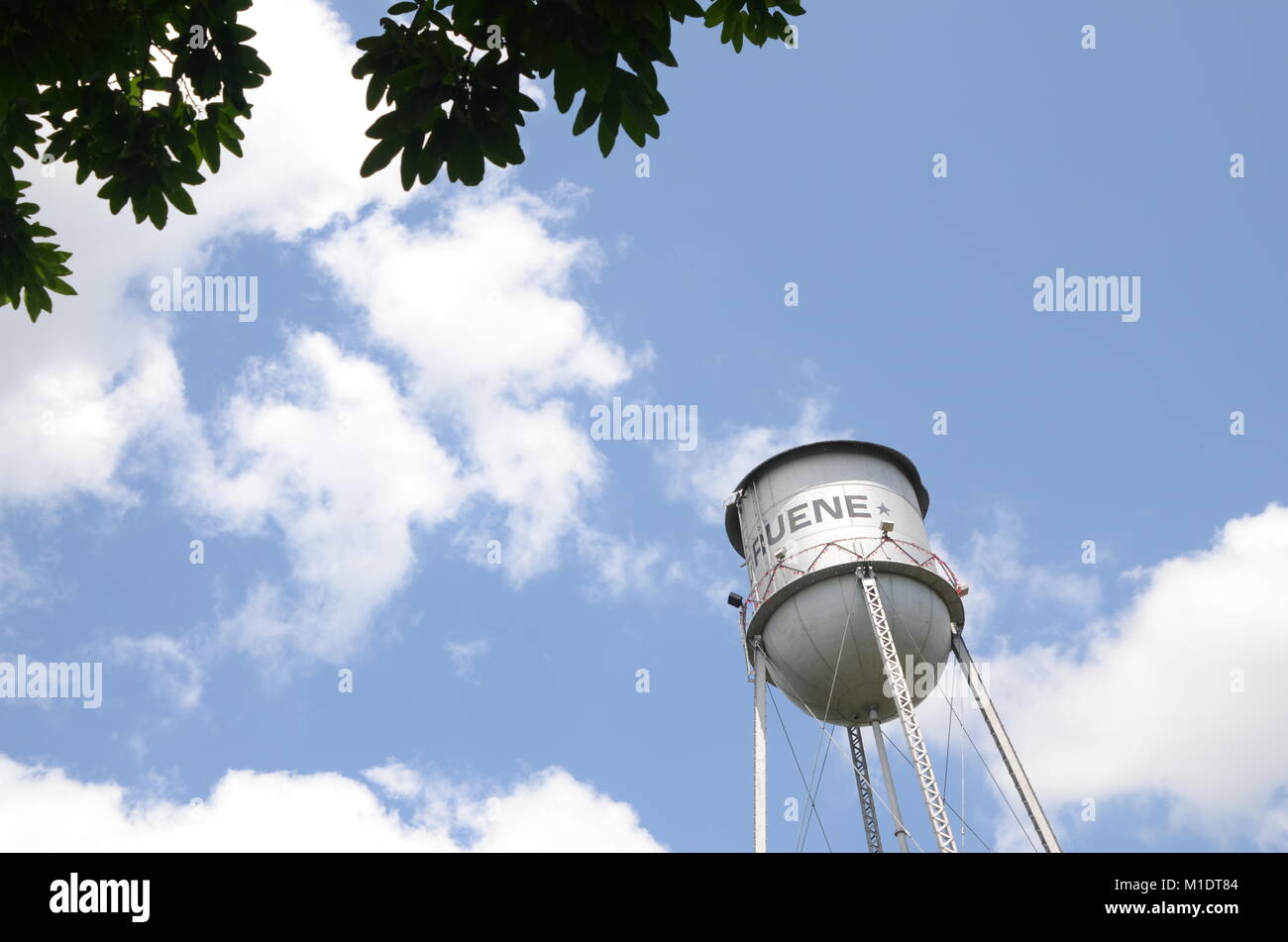 iconic design of the US water tower, gruene, texas USA Stock Photo - Alamy