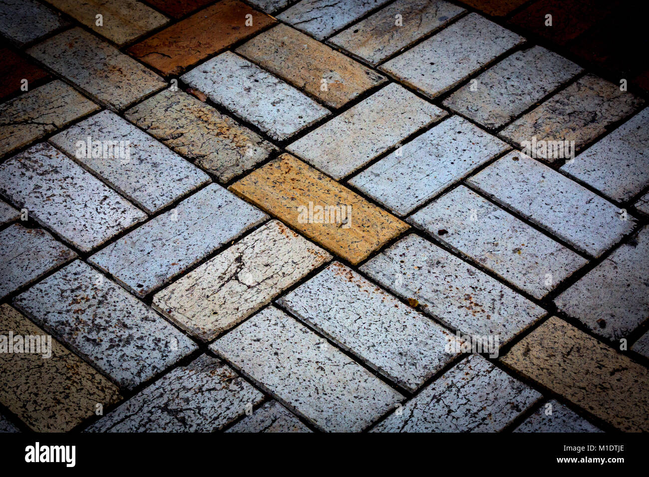 abstract background with pavement brickwork Stock Photo - Alamy