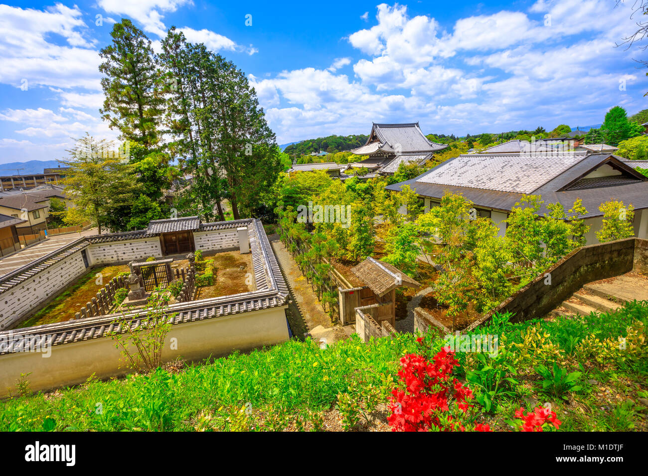 Eikando Zenrin-ji aerial view Stock Photo - Alamy
