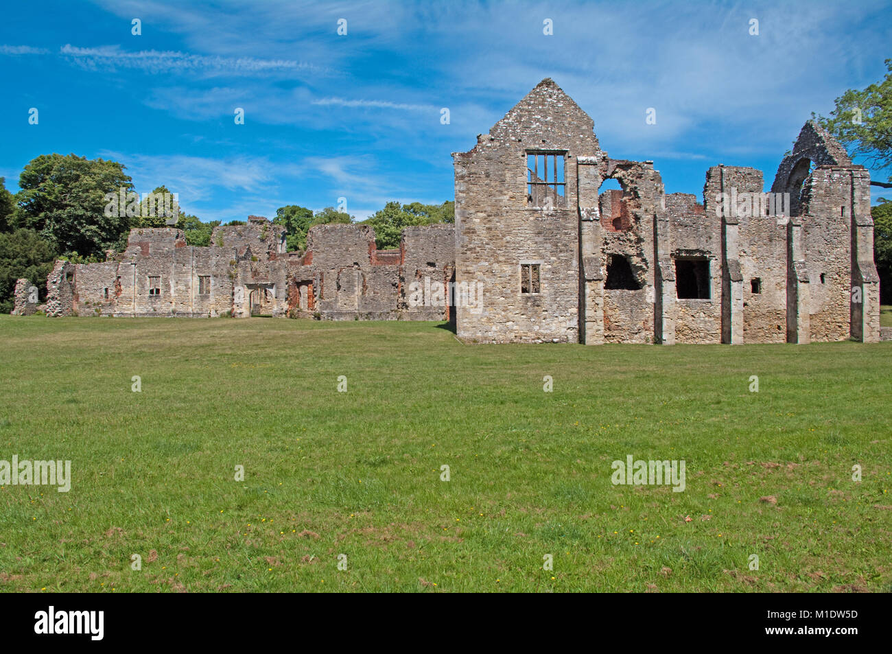 Netley Abbey, Hampshire, England Stock Photo - Alamy