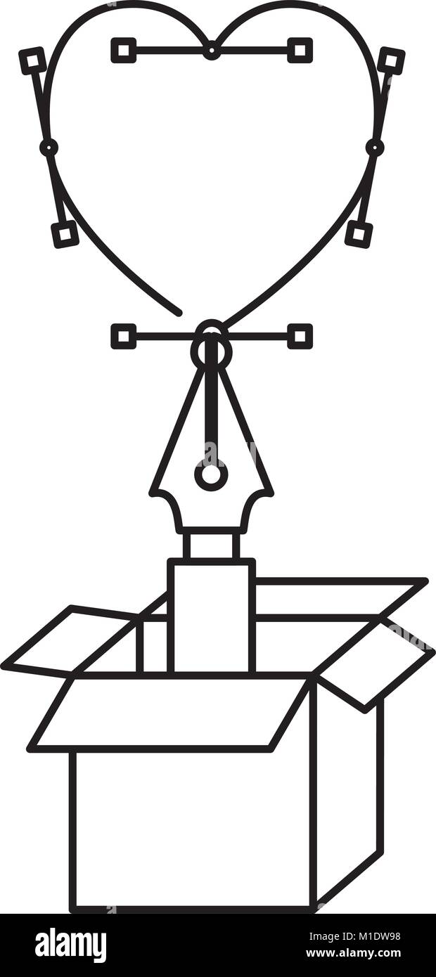 Cardboard Box Sketch High Resolution Stock Photography and Images - Alamy