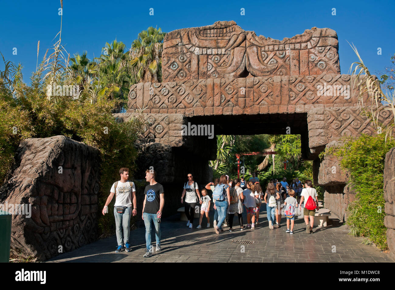 Isla Magica (Magic Island) Theme Park, El Dorado - people walking in ...
